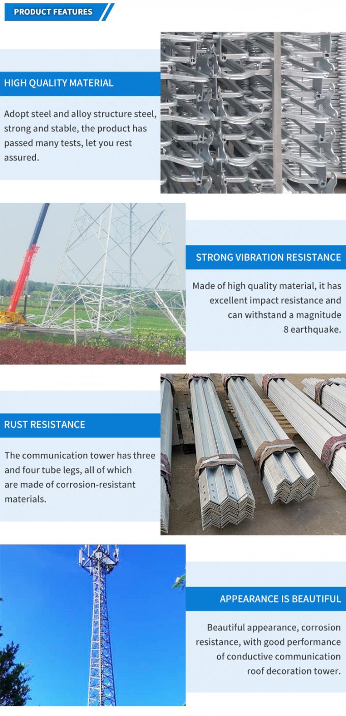 Communication Antenna Self-Supporting WiFi Steel Tower - Communication ...