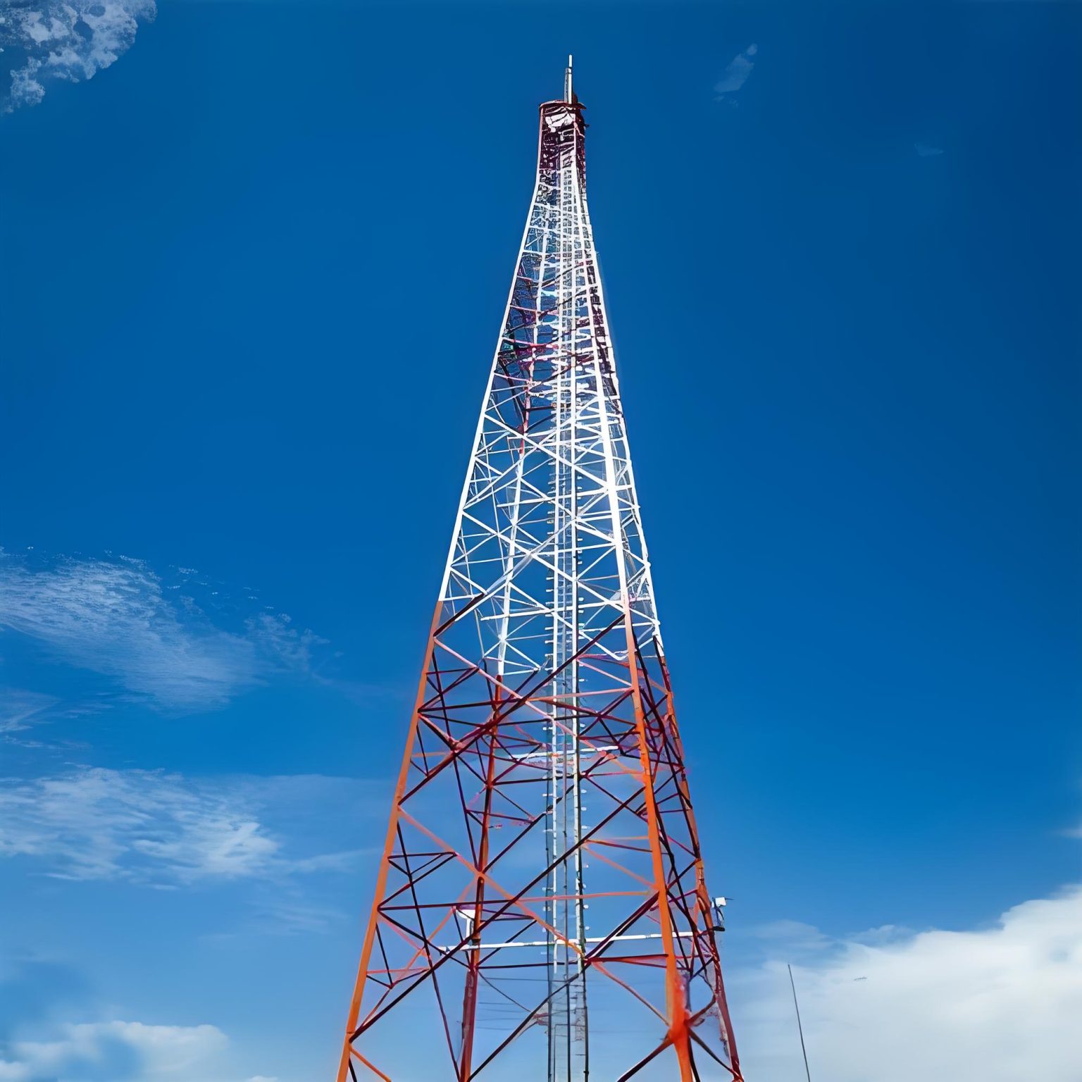 Galvanized Steel Monopole Towers for Transmission Lines - Communication tower,Lattice tower,Self ...