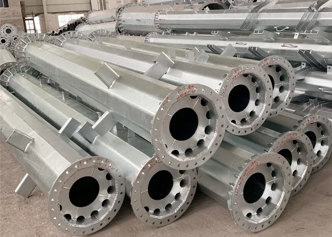 Galvanized Steel Transmission Line Pole - Communication tower,Lattice ...