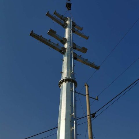 500kV Transmission Line Pole-Tower Under Lightning Impulse Full Wave ...